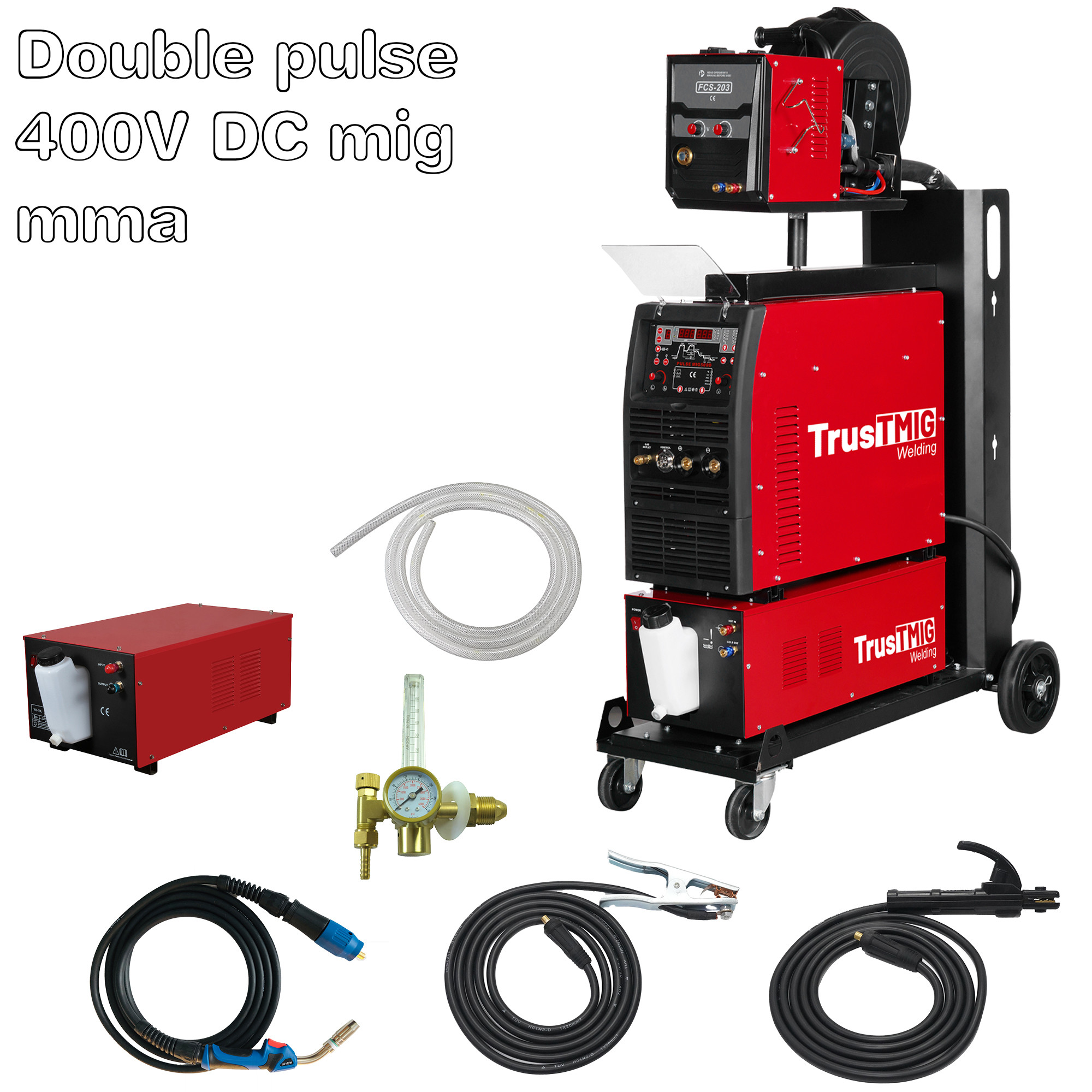 380V Double Pulse Mig Welding Machine Mig Welder Aluminum Welding ...